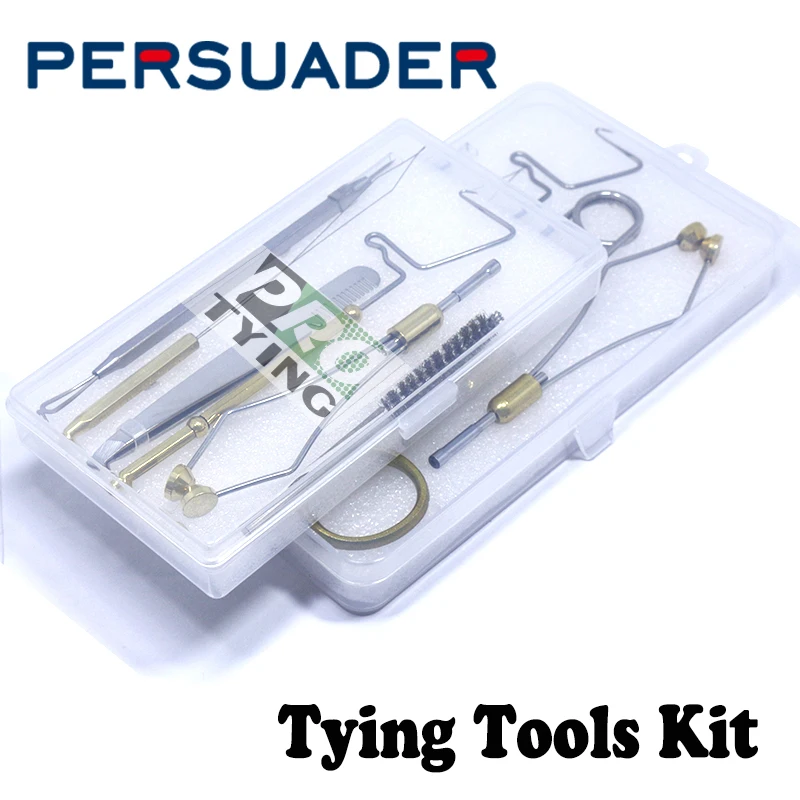 Persuader portable fly tying tools kit with storage box fly tying ...