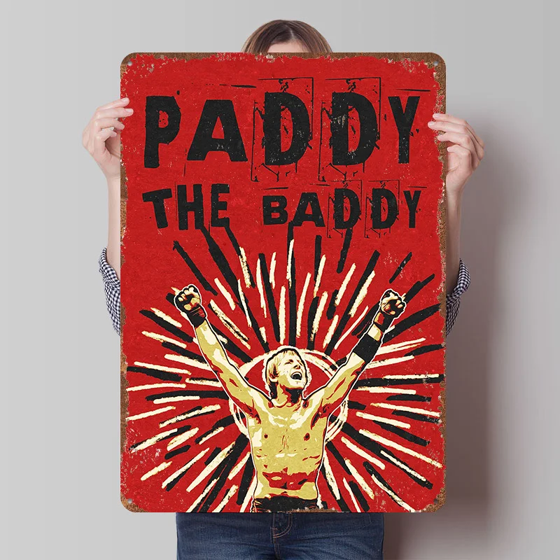 Paddy The Baddy Pimblett MMA Printed Poster Customized Wall Art Retro ...