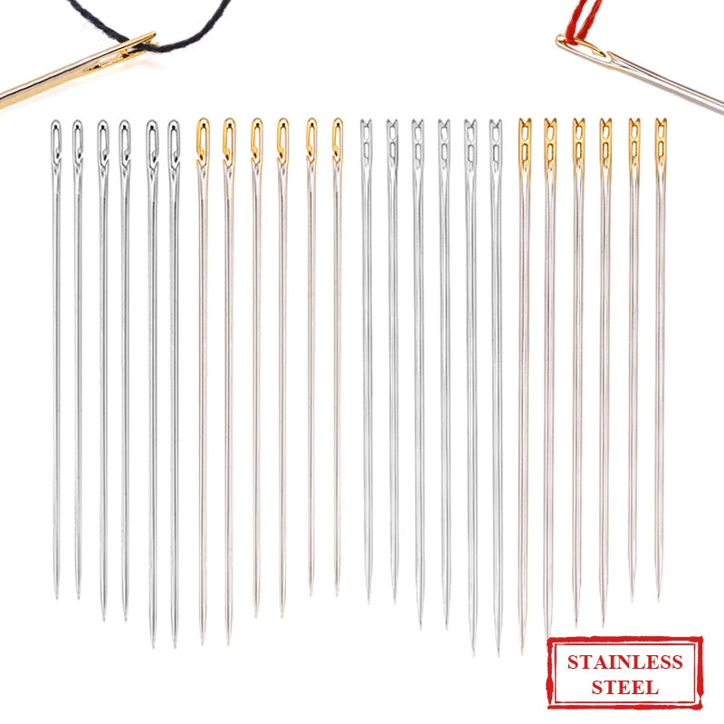 SMI-24-Pcs-set-Stainless-Steel-Needle-for-Sewing-Household-Threading ...
