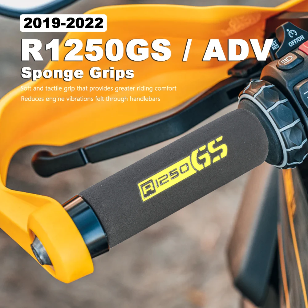 Sponge Grip R1250GS Motorcycle Handlebar Grips Anti Vibration Comfort For BMW R1250 R 1250 GS ...