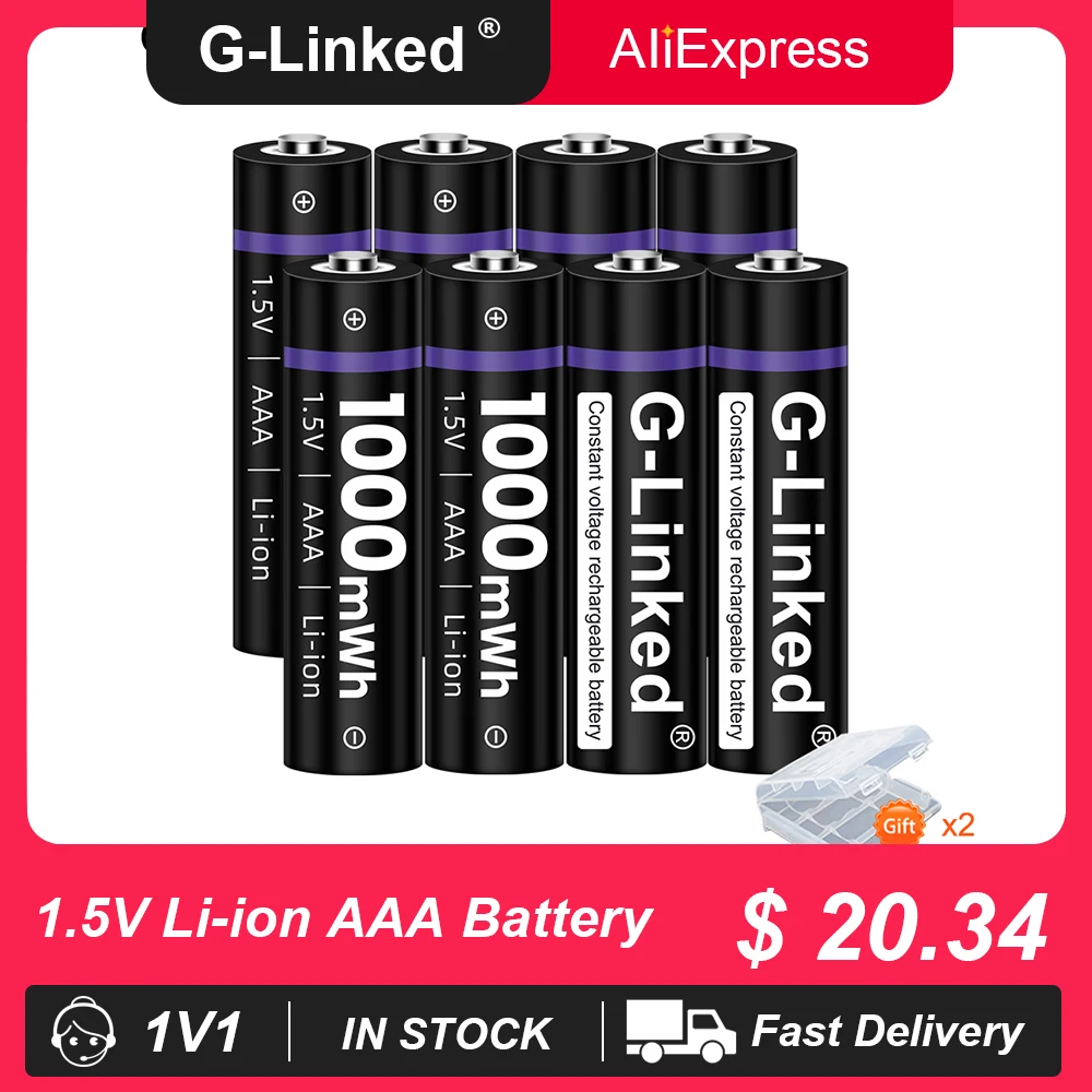 AAA-Battery-1-5V-Li-ion-AAA-Rechargeable-Battery-1000mWh-rechargeable ...