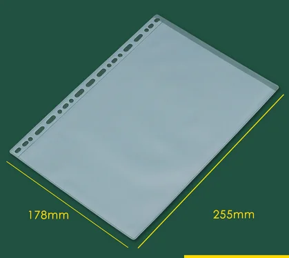 Diary A4 A5 B5 Transparent Loose Leaf Binder Notebook Inner Core Cover ...