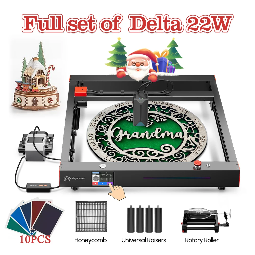 Algolaser-Powerful-20W-22W-Smart-Laser-Engraver-Cutter-Set-30000MM-MIN ...
