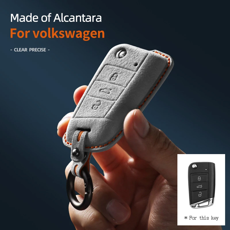 Car Key Case Cover Shell Keychain For Volkswagen VW Golf 7 ALLTRACK MK7 ...