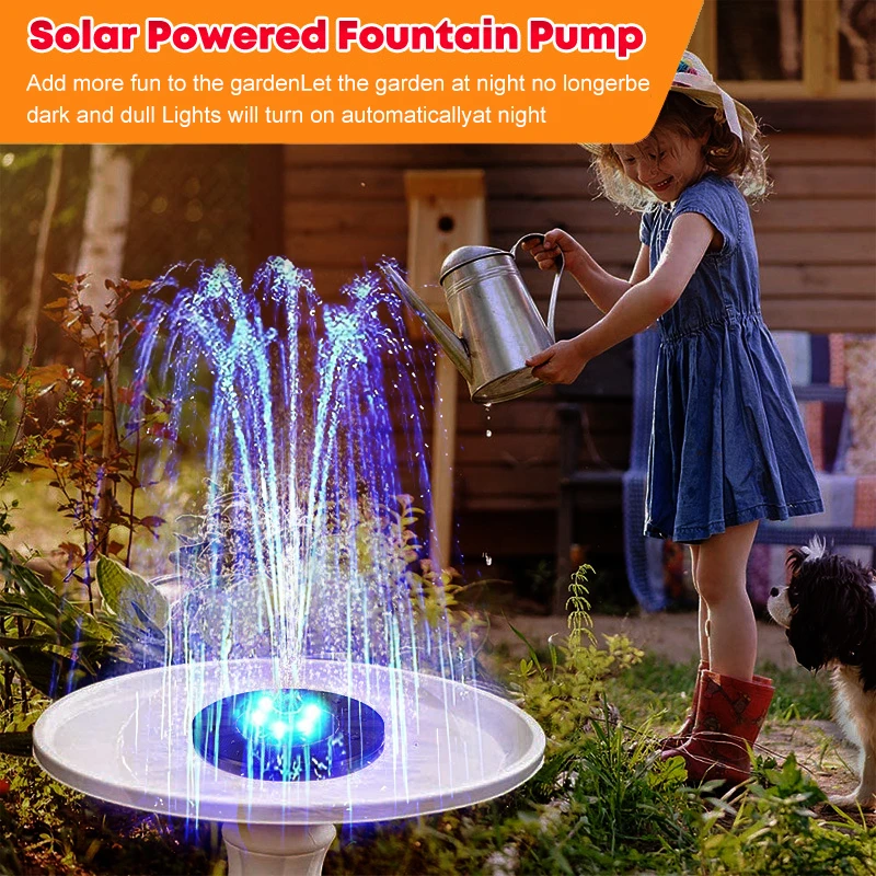 Dropshipping Solar Water Fountain Pool Pond Waterfall Garden Decoration ...