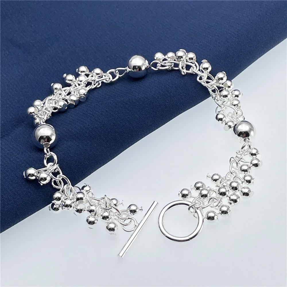 noble-charms-silver-Plated-Beads-Bracelets-chain-for-women-fashion ...