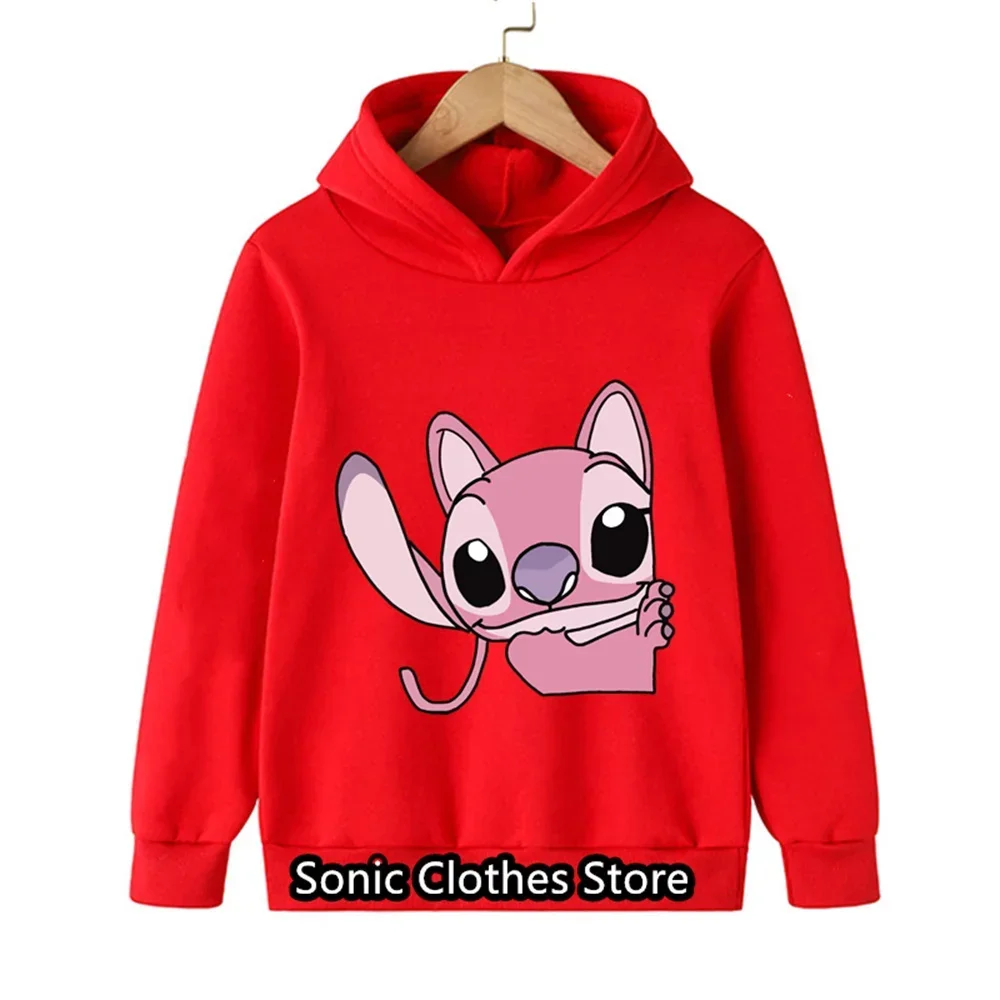 Sudadera con capucha de Disney Stitch para niñas y niños, ropa de ...