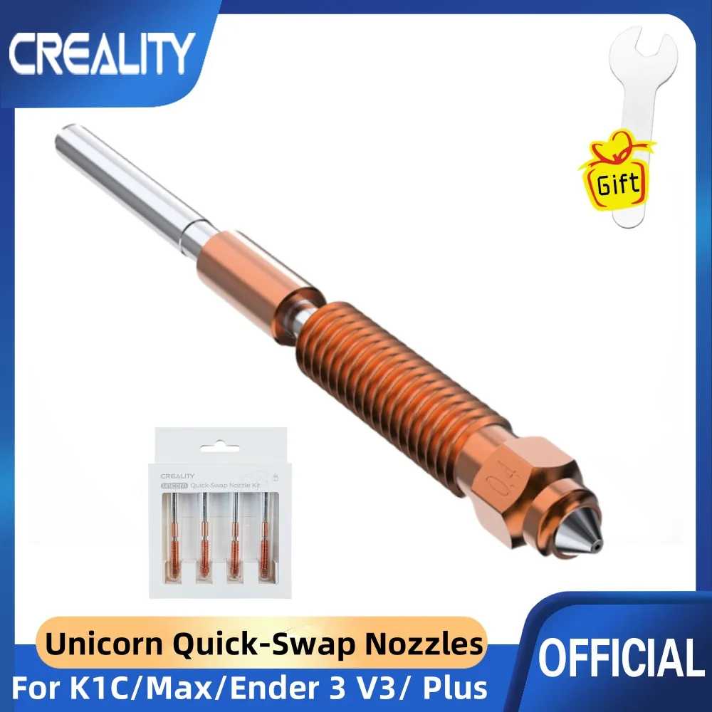 Official-Creality-K1C-Nozzles-Unicorn-Quick-Swap-3D-Printer-Nozzle-High ...