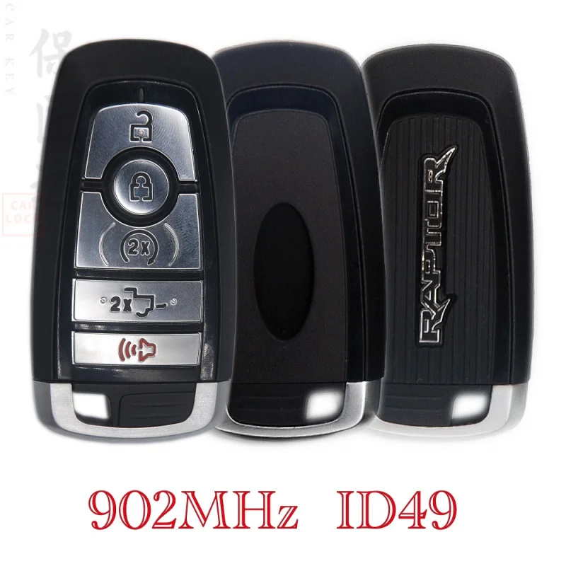 BaoJiangDd-car-key-Fit-for-Ford-RAPTOR-F150-902MHZ-ID49-Keyless-Smart ...