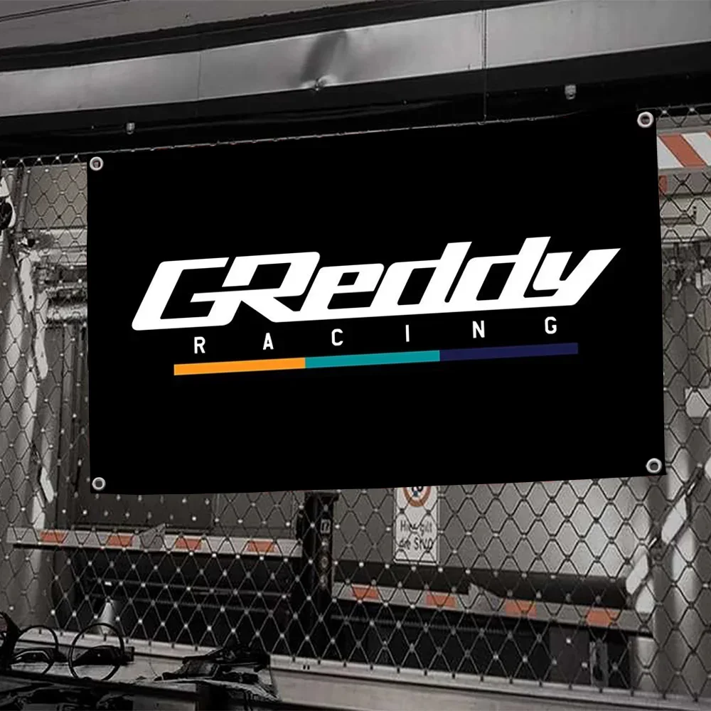1pc-Greddy-Super-Racing-Flag-Flags-And-Banners-Four-Hole-Flag-Polyester ...