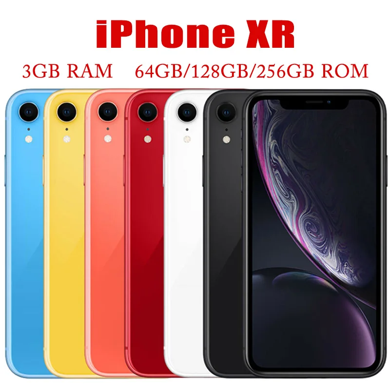 Apple-iPhone-XR-4G-LTE-Mobile-6-1-3GB-RAM-64GB-128GB-256GB-ROM ...