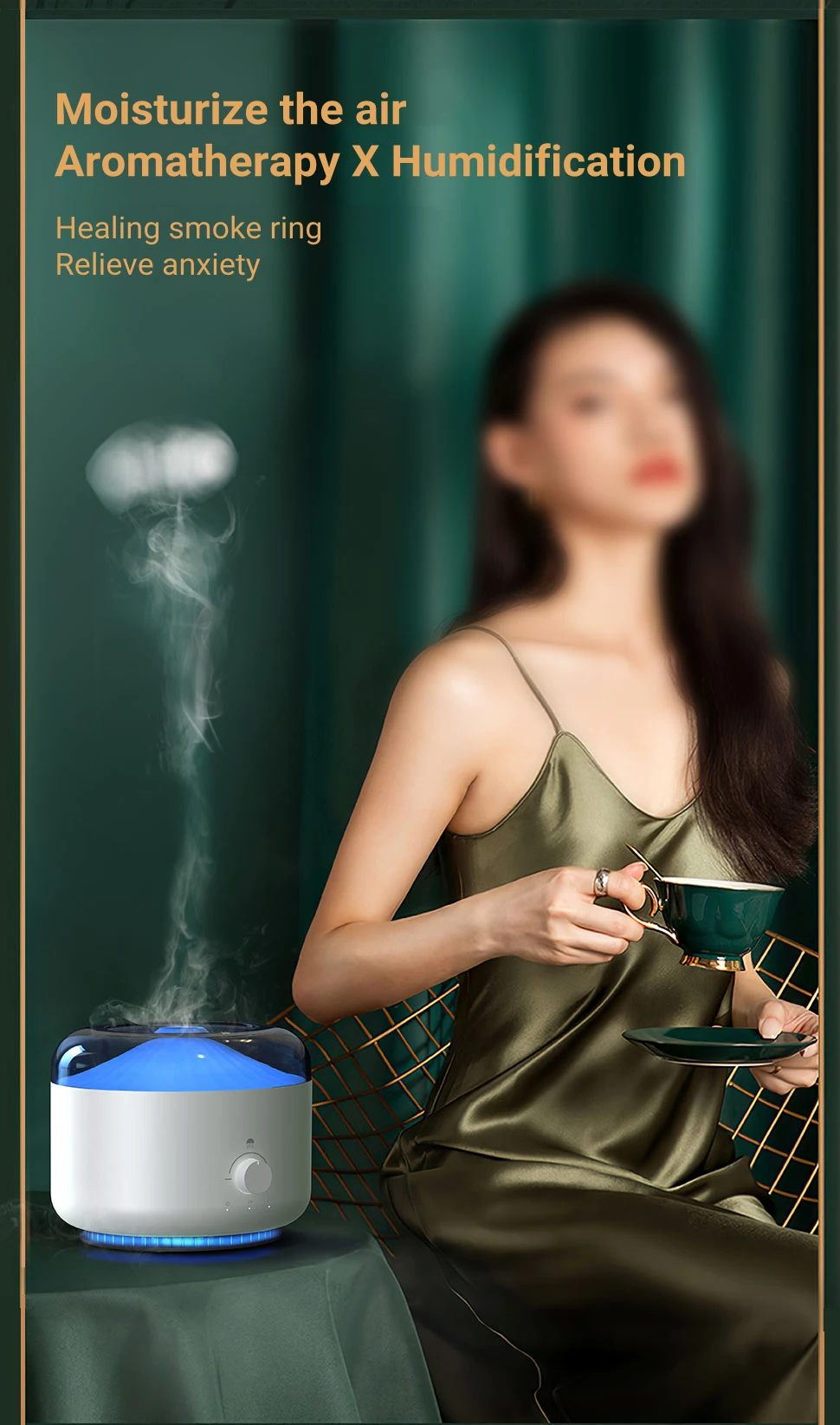 Essential Oil Aroma Air Humidifier | Aroma Oil Diffuser Large ...