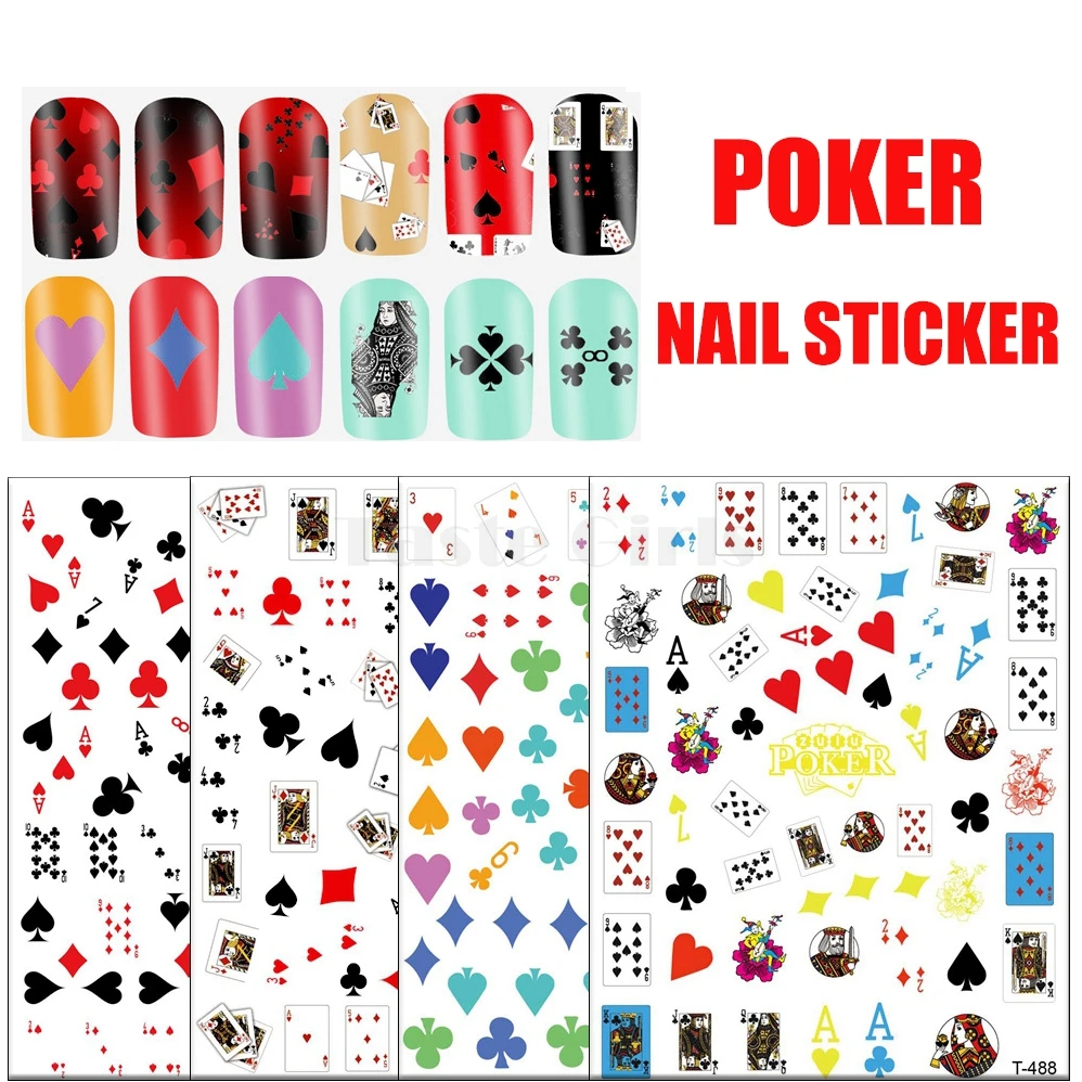 Mini Playing Card Stickers - Printable Cards