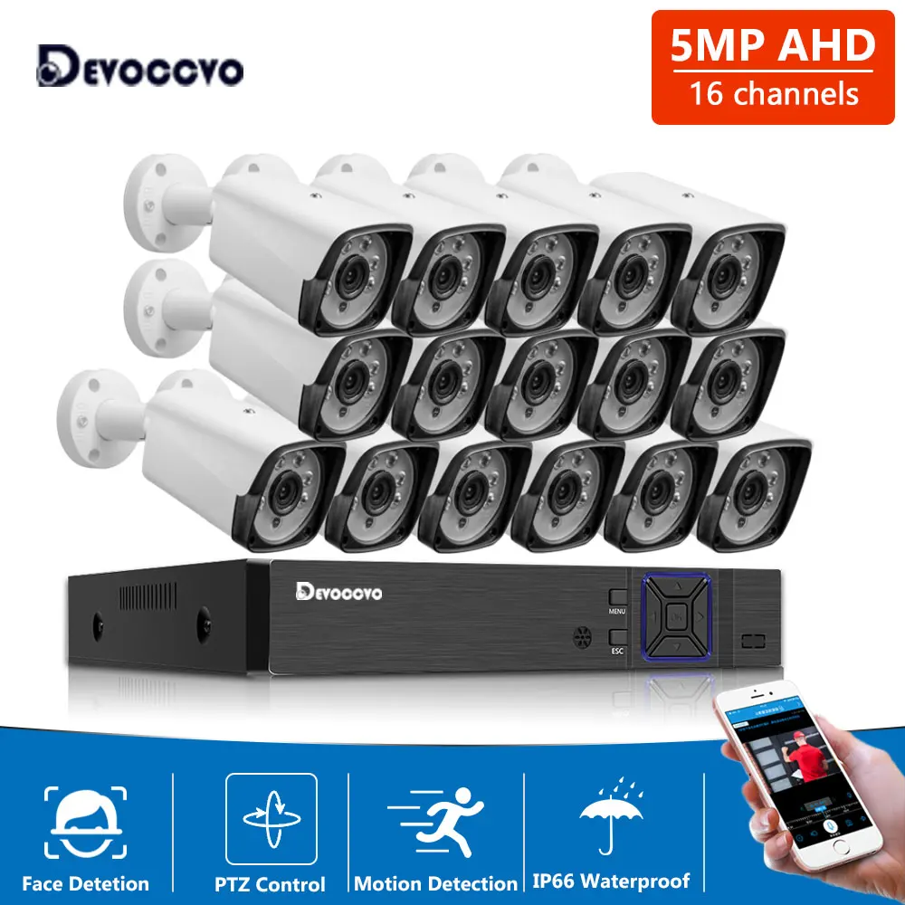 H-265-16CH-5MP-DVR-Kit-AHD-CCTV-Camera-Security-System-Kit-8CH-Outdoor ...