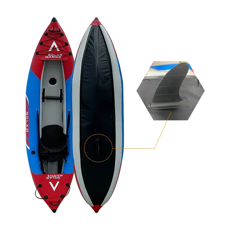 Inflatable-Double-Brushed-Kayak-for-Single-Person-Competition-Canoe ...