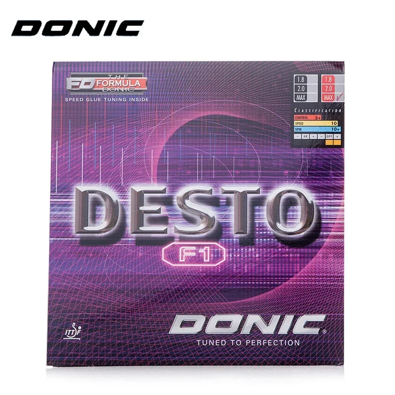 Original DONIC Desto F1 MAX Table Tennis Rubber Germany Cake Sponge ...