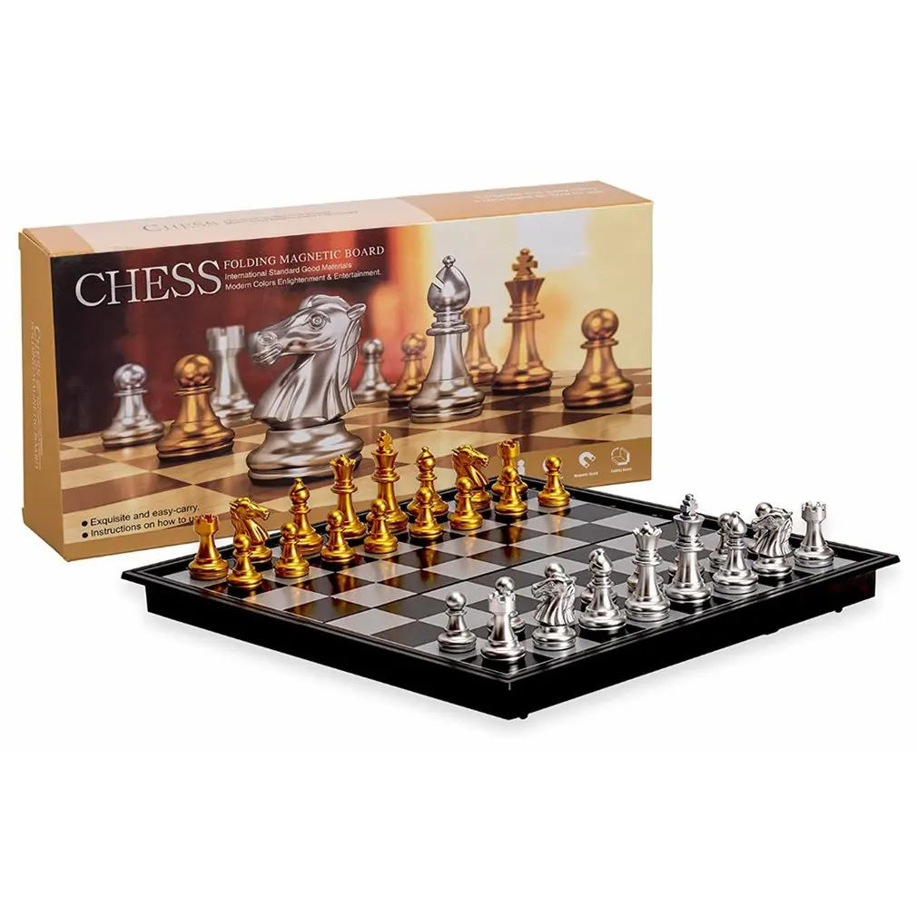 Gold And Silver Chess Set