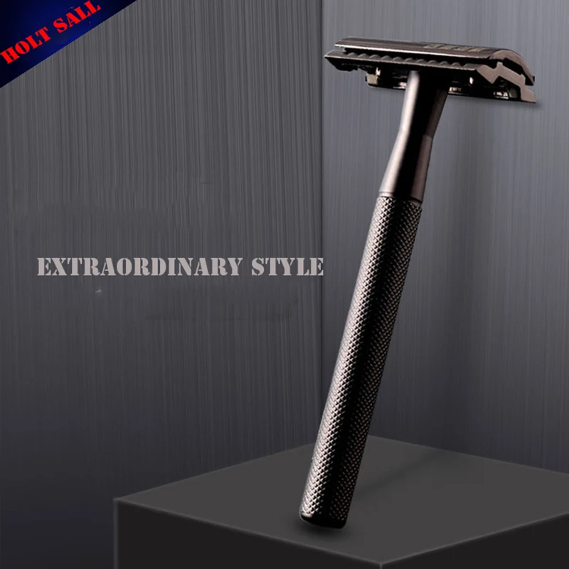 Adjustable Safety Razor Double Edge Stainless Steel Classic Mens ...