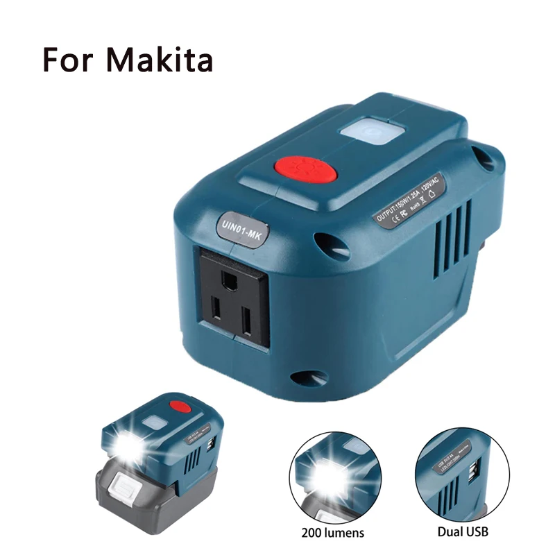 Power Source for Makita 18V Li ion Battery Inverter Generator EU/US ...