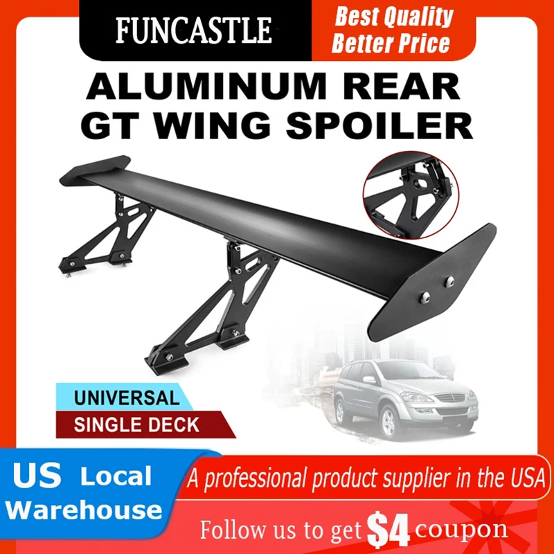 43-3in-Rear-Wing-Spoiler-Single-Streamline-Deck-Set-for-GT-Auto-Rear ...