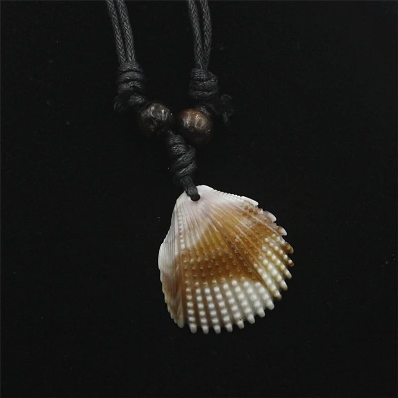 Imitation-Shell-Necklace-Sweater-Chain-Acrylic-Necklace-Marine-Shell ...