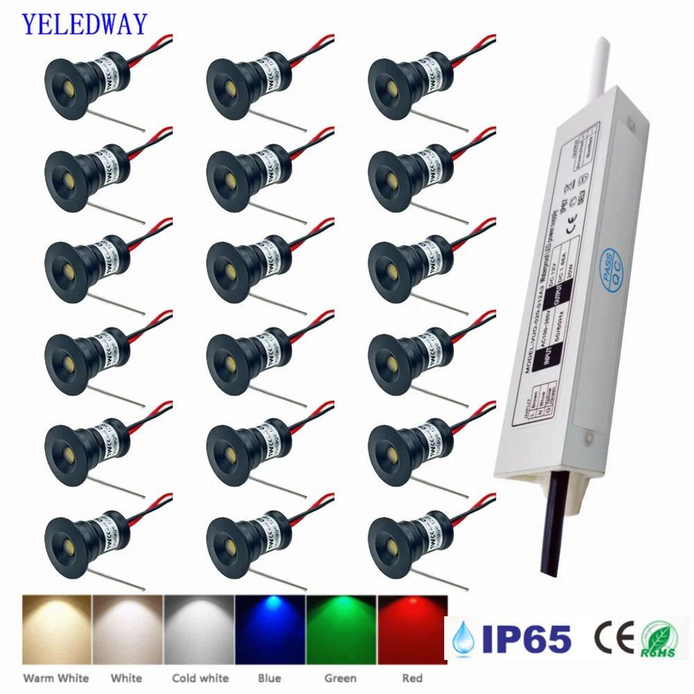 1W-lampu-sorot-Mini-IP65-15mm-lampu-LED-Spot-tersembunyi-12V-lampu ...