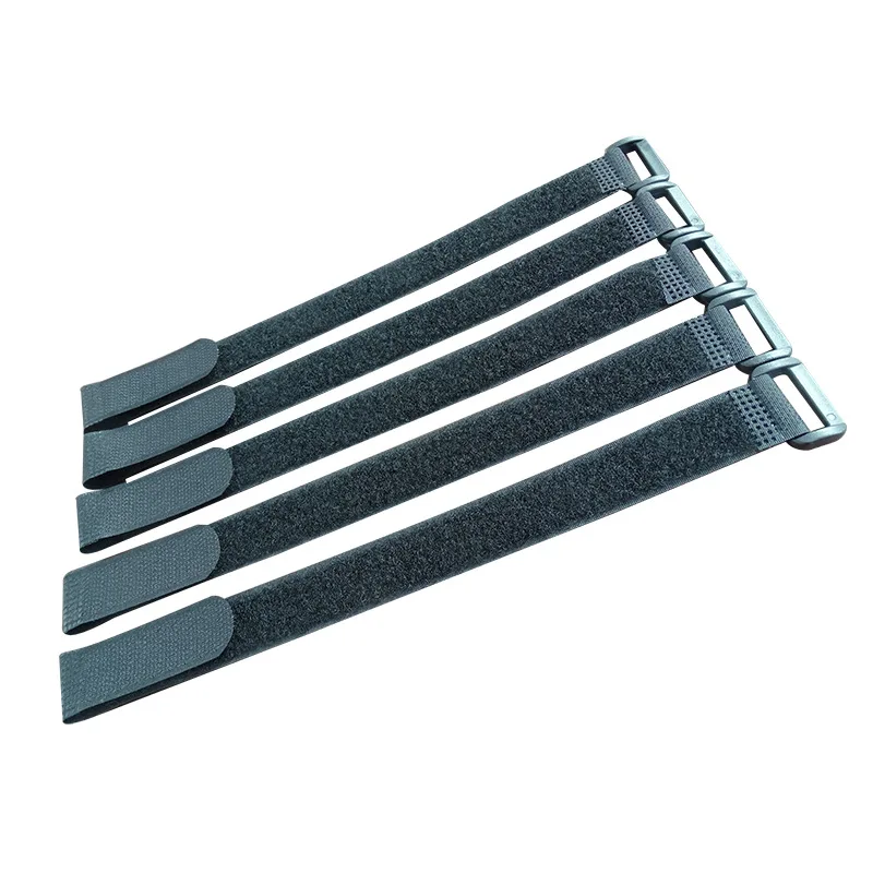 15PCS Nylon Reverse Buckle Cable Strap Reuse Hook Loop Fastener ...