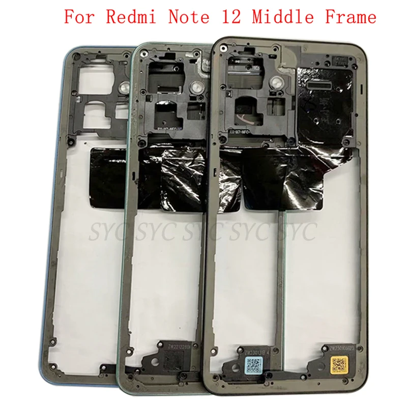 Middle-Frame-Center-Chassis-Phone-Housing-For-Xiaomi-Redmi-Note-12 ...
