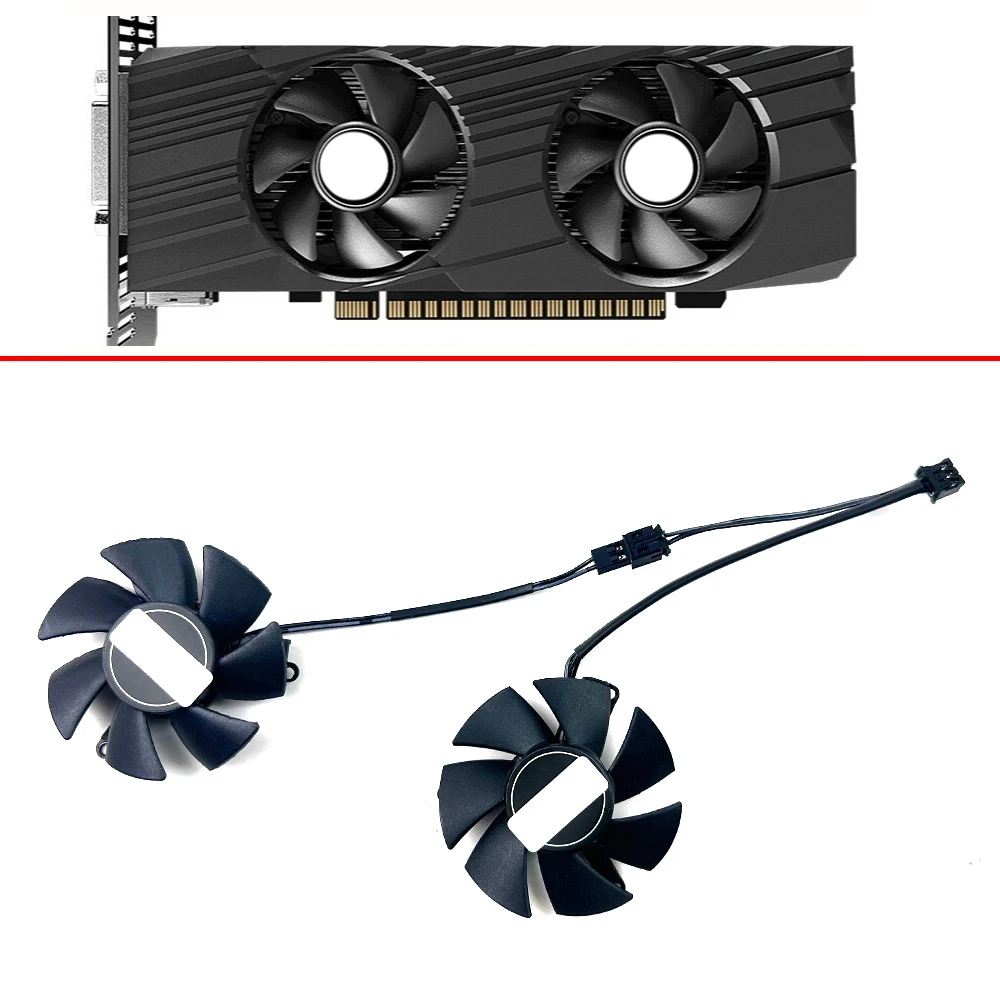 Cooling Fan 2pin 3pin 46mm For Gigabyte GTX 1650 GTX1650 D6 OC Low ...