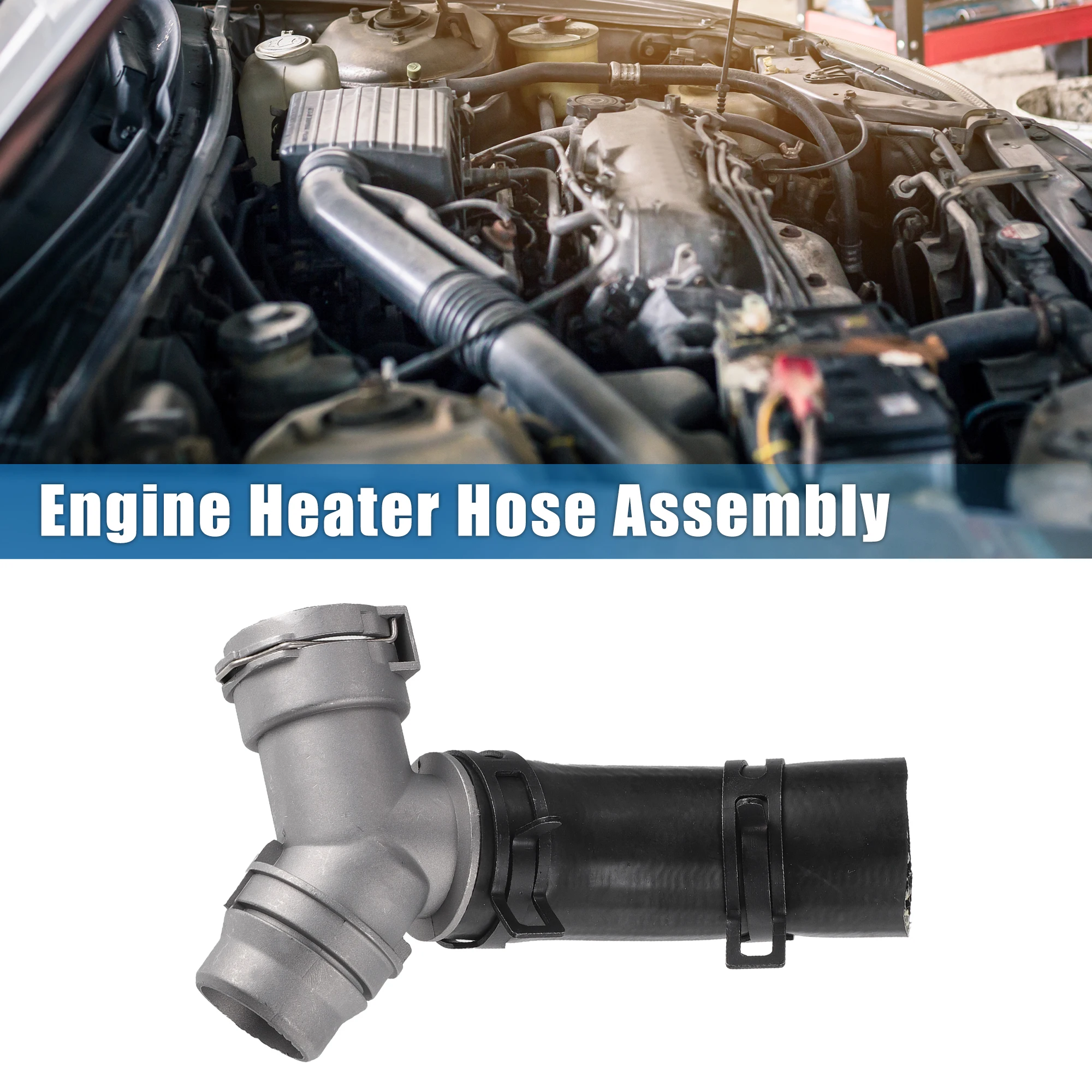UXCELL Engine Heater Hose Assembly No.BR3Z8566A/BR3Z8566B/DR3Z8566A for ...