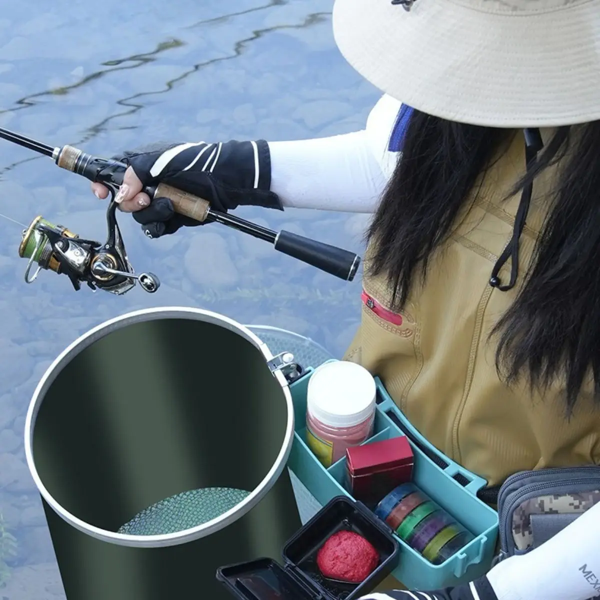 1PC-Stream-Fishing-Waist-Bag-Multi-Function-Waist-Box-Bait-Box-Cross ...