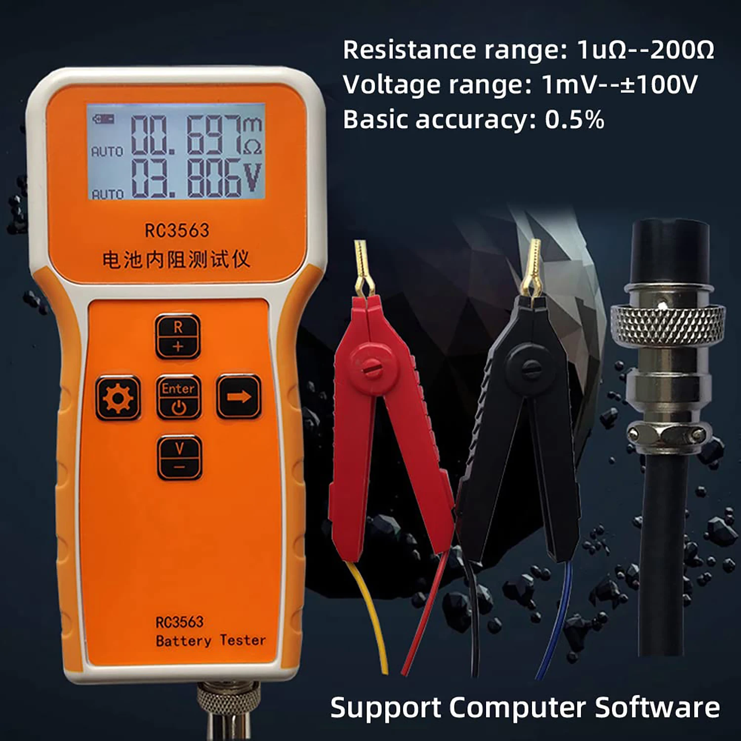 High-precision-18650-Battery-Internal-Resistance-Detector-True-Four ...