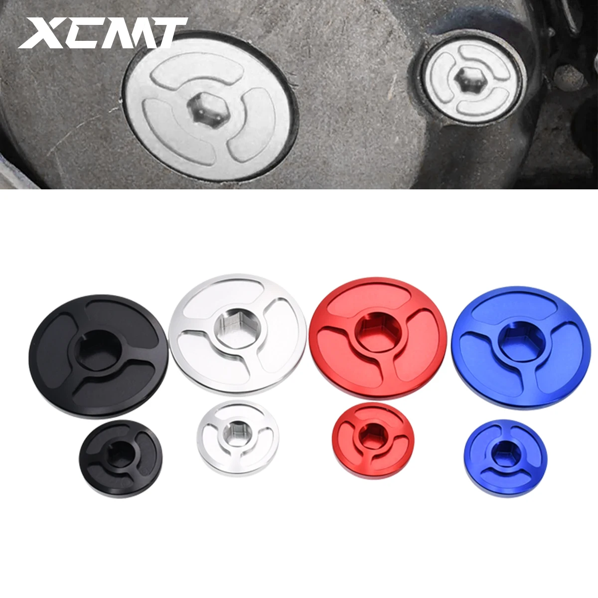Motorcycle Engine Crankcase Cover Straight Screw For HONDA XR 250 400 ...