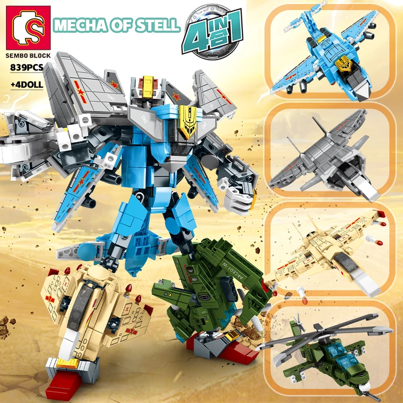 SEMBO-Deforma-o-Airforce-Building-Blocks-Transforma-o-Rotots-Avi-o-Ex ...