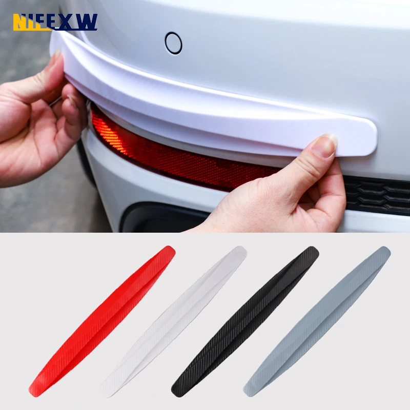 4pcs-Car-Bumper-Protector-Strip-Universal-Car-Soft-Rubber-Front-And ...