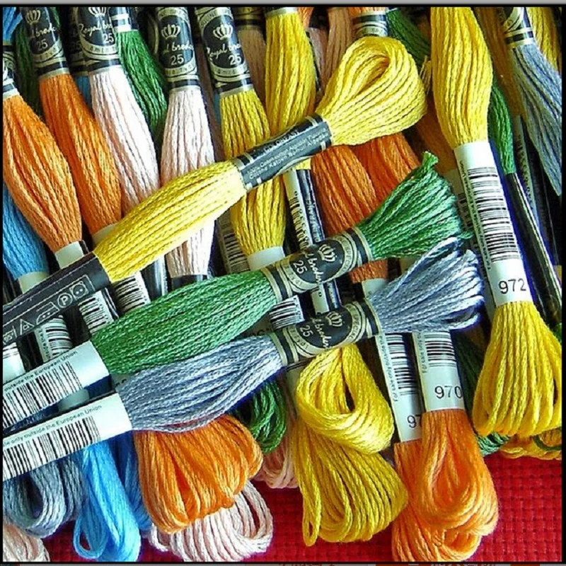 Royal Floss Embroidery Thread Floss Yarn -- Choose Your Own Colors And ...