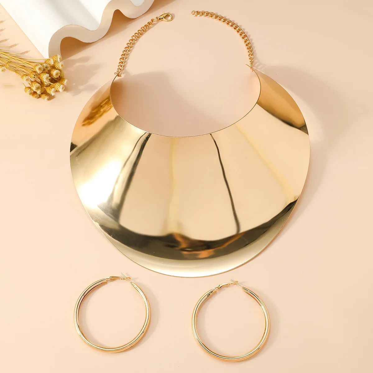 Europe-and-America-Exaggerated-Gold-Silver-Color-Metal-Punk-Jewelry ...