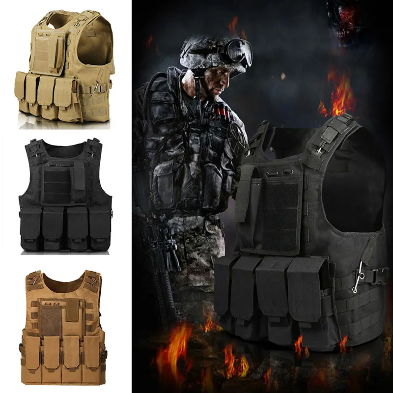Security-Tactical-Vest-CS-Game-Airsoft-Assault-Molle-Vest-Equipment ...