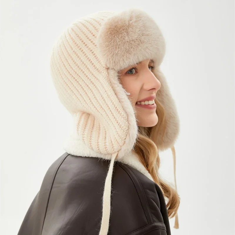 Russian Hat With Earflaps Jeff & Aimy Plaid Winter Trapper Hat With Ear ...
