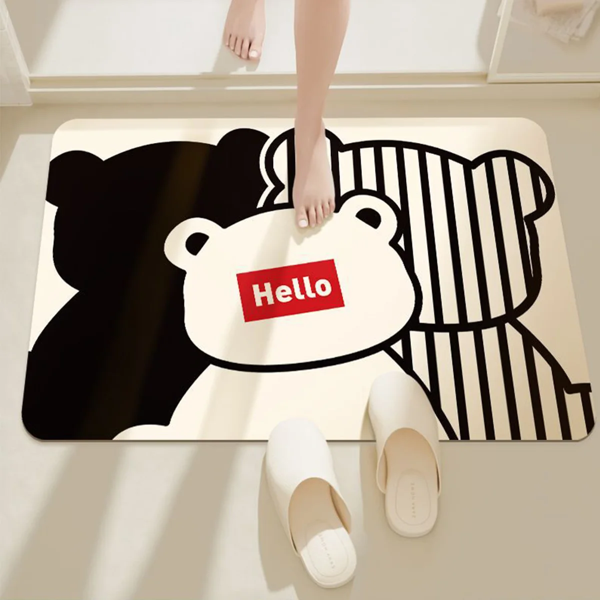 Cartoon-Teddy-Bear-Diatom-Mud-Floor-Mat-for-Household-Bathroom-Anti ...