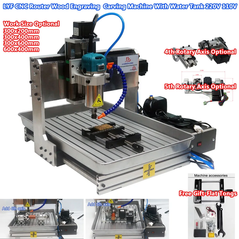 4-5-Axis-CNC-6040-Wood-Router-1500W-3040-Metal-Milling-Aluminum ...