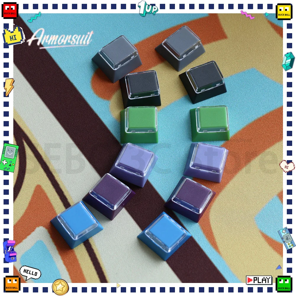 ArmorSuit-Keycaps-ABS-Mechanical-Keyboard-Keycap-Relegendables-Key-Caps ...