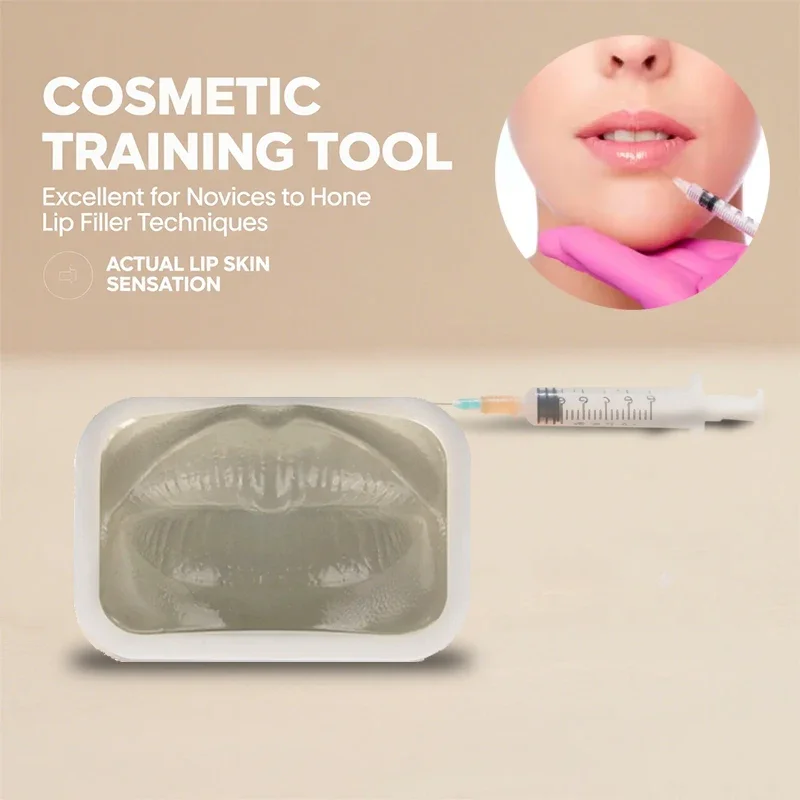 Transparent Lip Injection Practice Model For Aesthetic Tattoo HA Lip ...