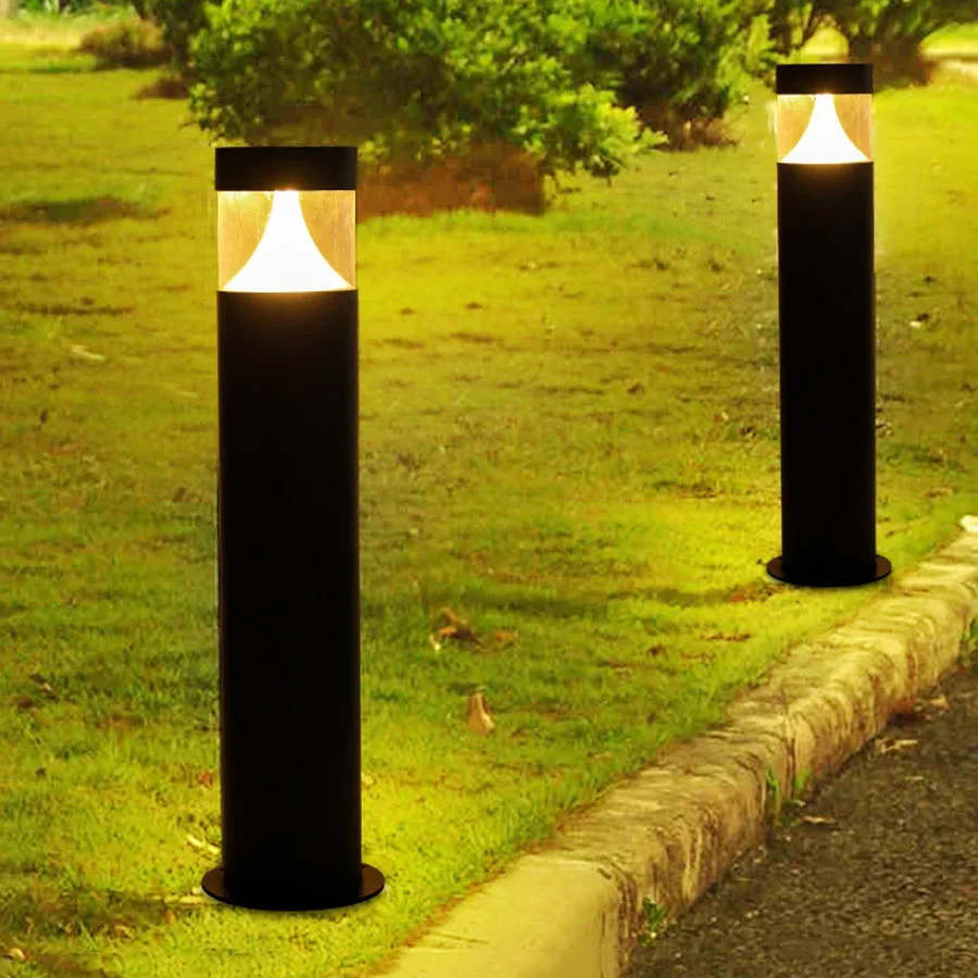 1PC-40-60-80CM-Outdoor-Garden-Path-Light-Waterproof-Landscape-Bollards ...