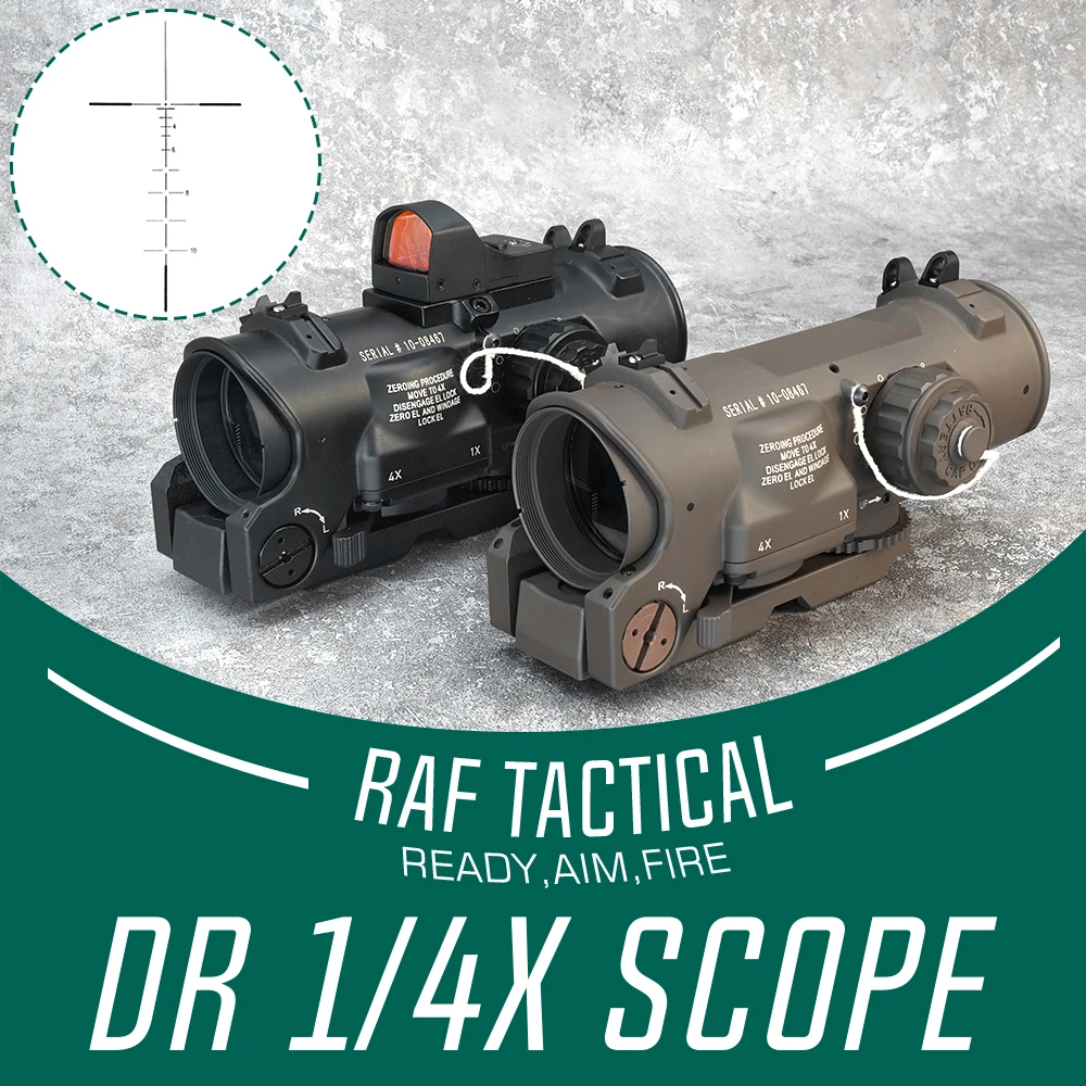 Tactical DR 1-4X Scope Gen3 Mil Spec Version Perfect Replica With Full ...