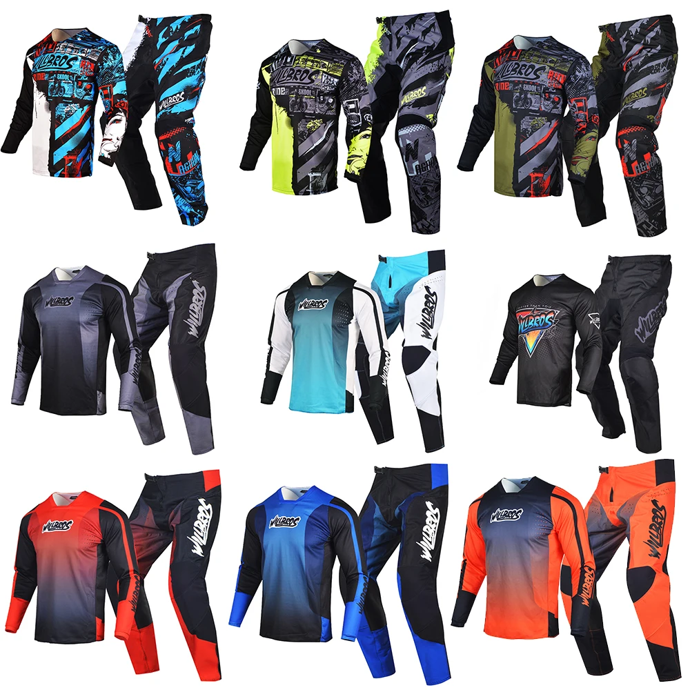 Willbros-Motocross-Gear-Set-MX-180-Jersey-and-Pants-Combo-BMX-DH-Enduro ...