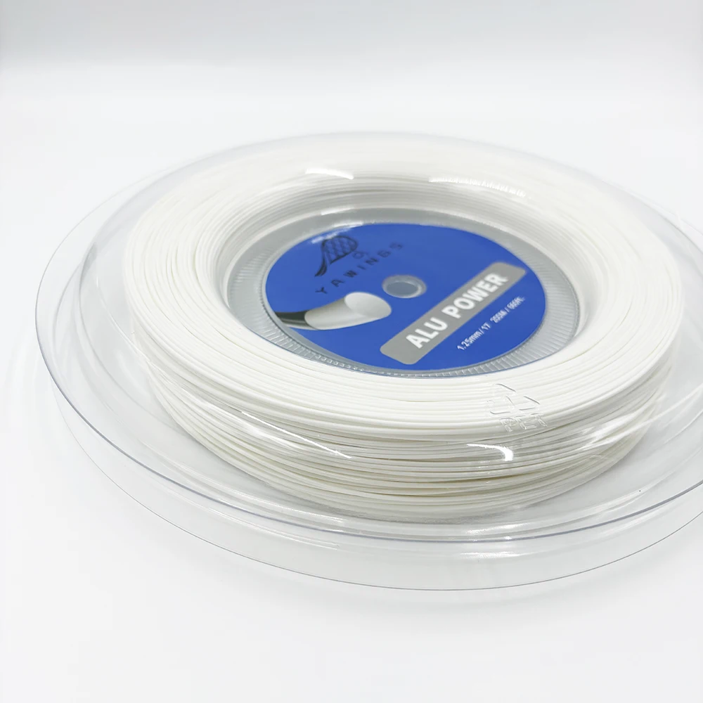 LUXILON-Quality-Poly-Durable-Tennis-String-White-Color-200M-Reel-1-25MM ...