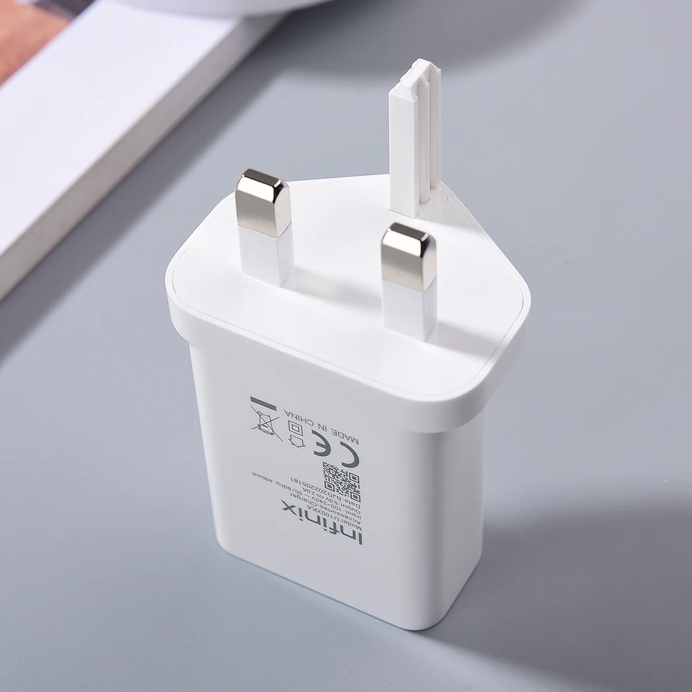 Infinix 10W UK USB Charger 5V/2A Power Wall Adapter 100CM Usb Type C ...