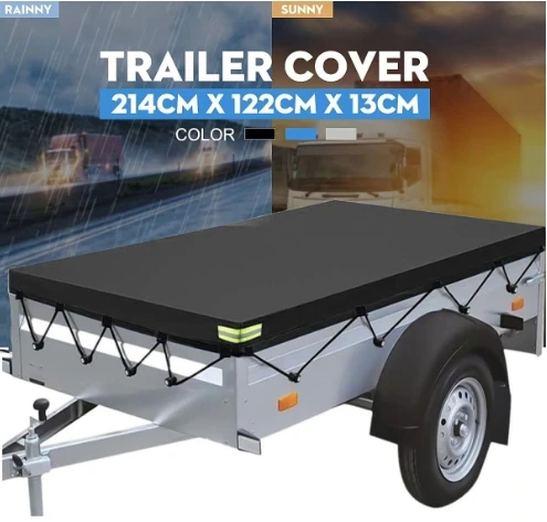 Tarpaulin Trailer Cover Dustproof Windproof Trailer Cloth for Trailer ...