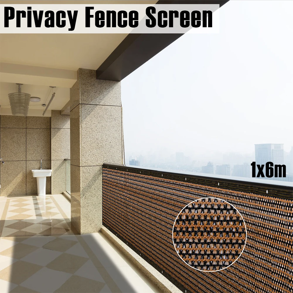 Privacy-Fence-Screen-120GSM-Mesh-Shade-Net-Cover-with-50-Zip-Ties-and ...